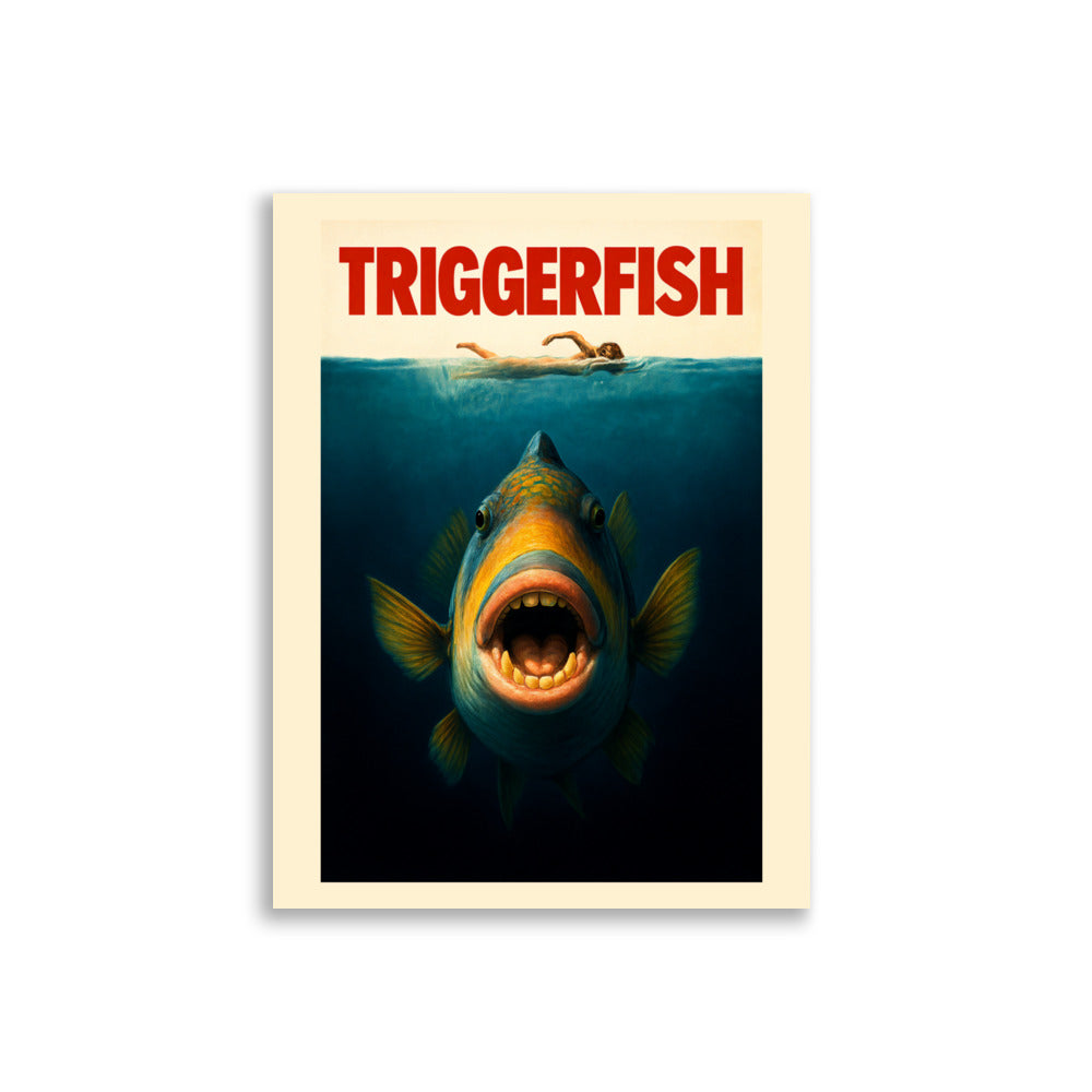 Lámina Triggerfish La Película